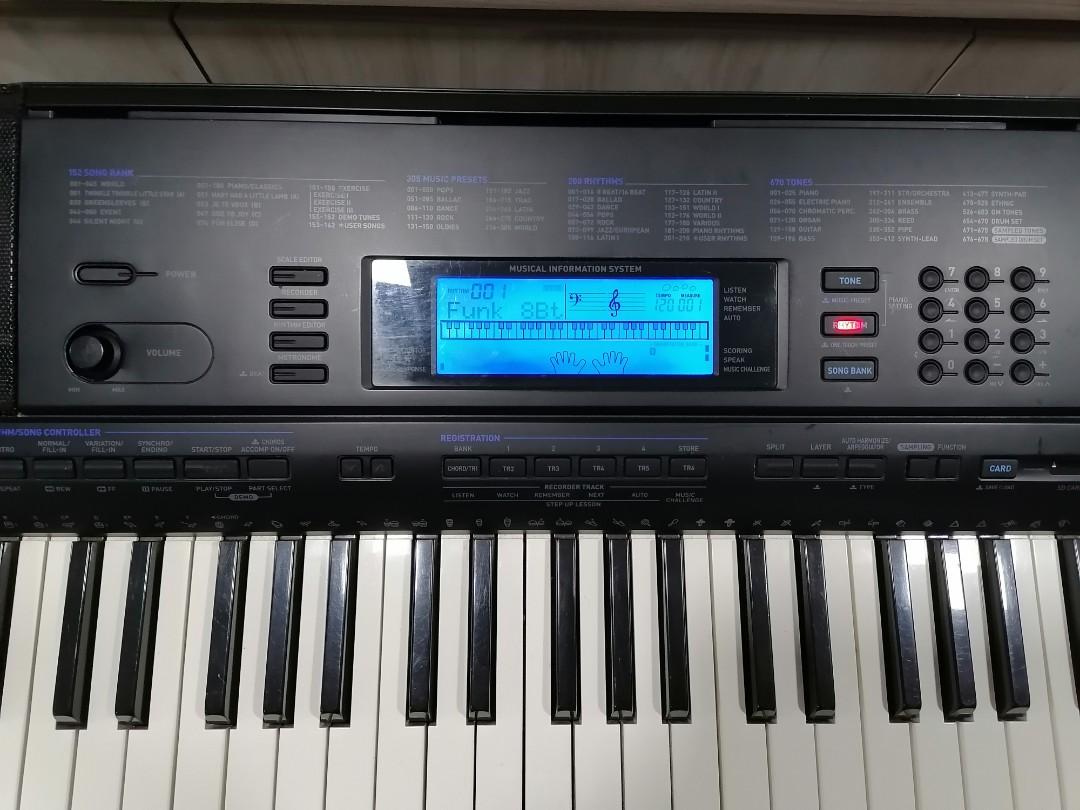 CASIO Electronic keyboard CTK 5000, Hobbies & Toys, Music & Media ...