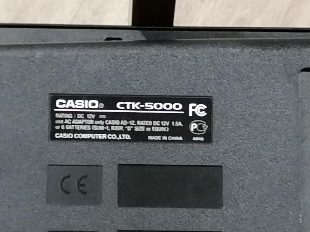 CASIO Electronic keyboard CTK 5000, Hobbies & Toys, Music & Media ...