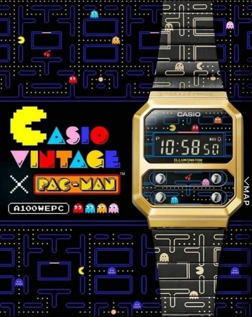 Casio Vintage x Pac Man. Limited Edition Collab Model! (Gshock G shock ...