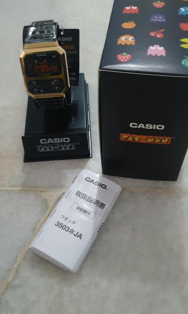 Casio Vintage x Pac Man. Limited Edition Collab Model! (Gshock G shock ...