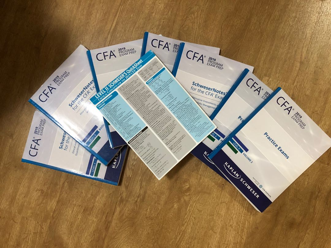 CFA Level 2 2019 Kaplan Exam Prep + practice exams + cheatsheet ...