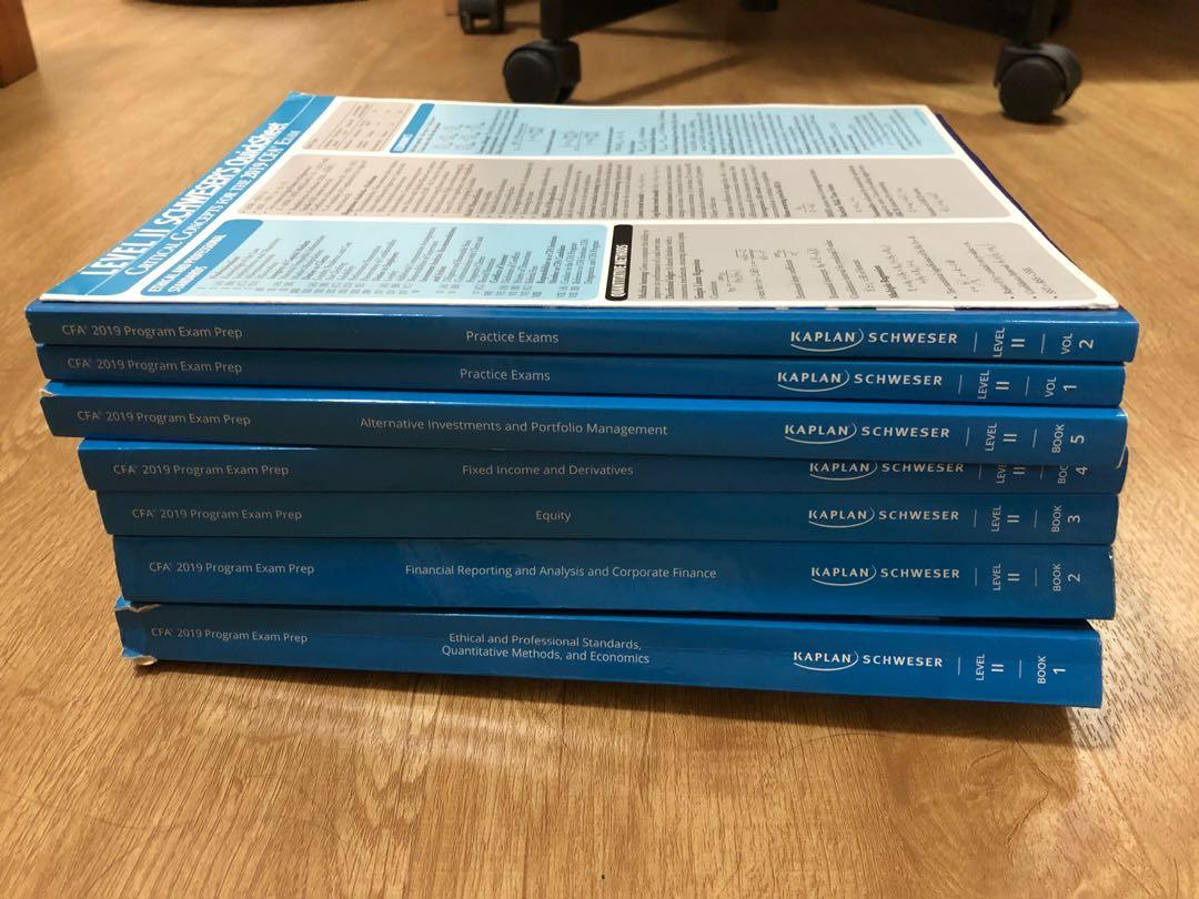 CFA Level 2 2019 Kaplan Exam Prep + practice exams + cheatsheet ...