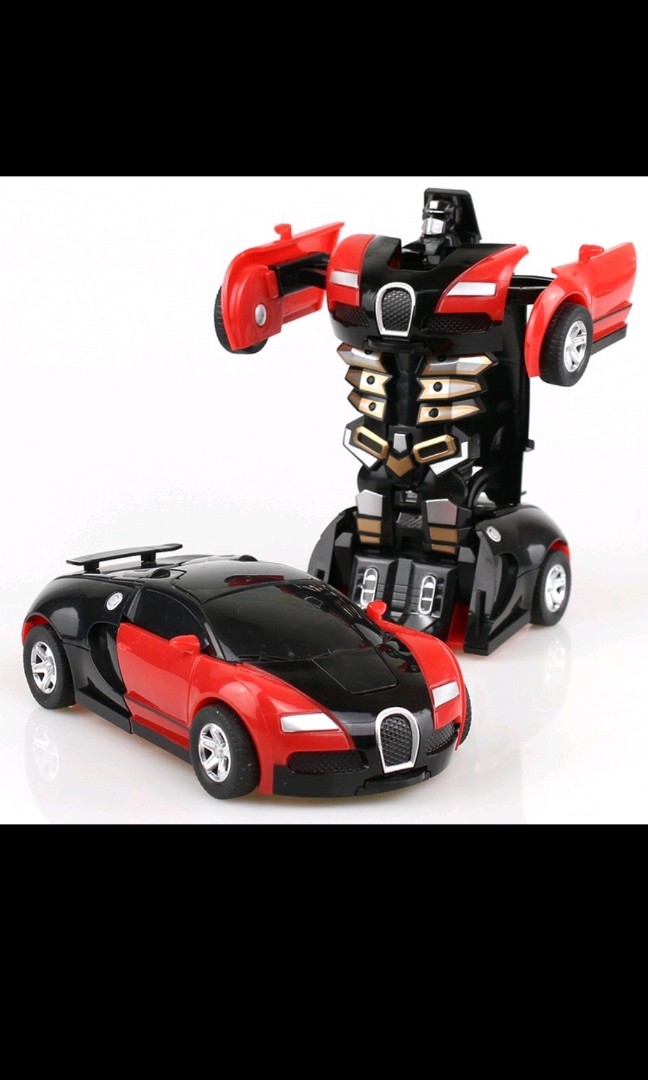 children transformers boy toy transformers car robot police car ...