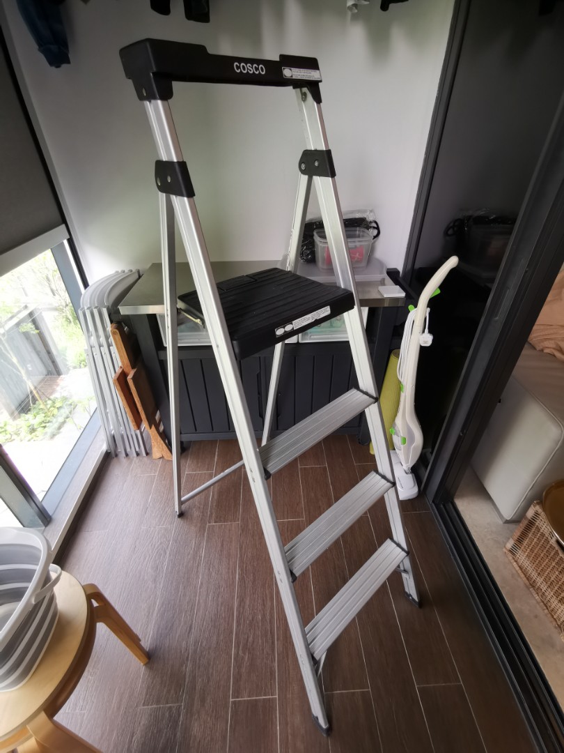 Cosco 4 Step Ladder, Furniture & Home Living, Home Improvement ...