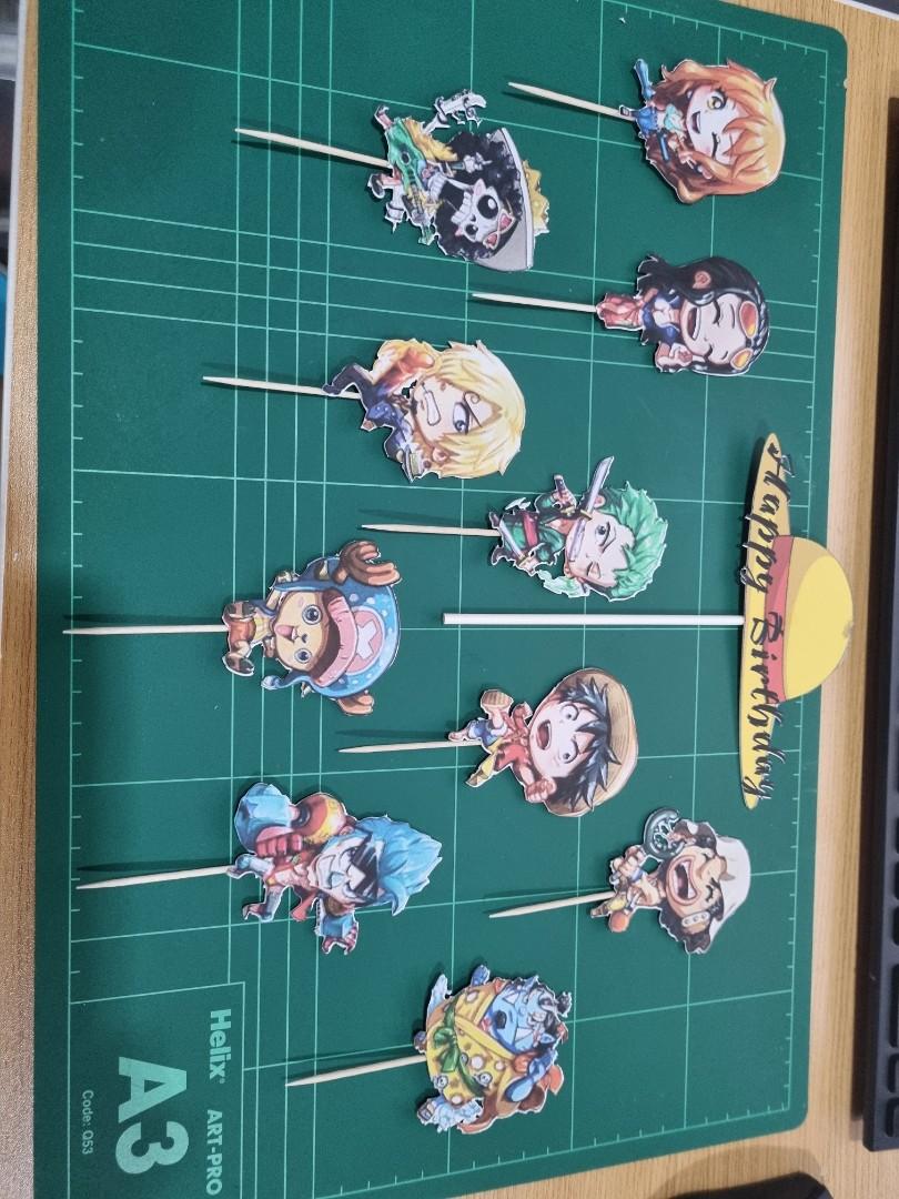 CUSTOMISED ONE PIECE CAKE TOPPER, Food & Drinks, Homemade Bakes on ...