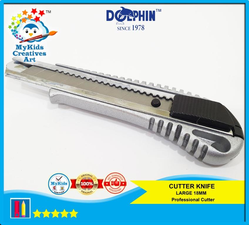 CUTTER KNIFE (PROFESSIONAL CUTTER, DOLPHIN), Hobbies & Toys, Stationery ...