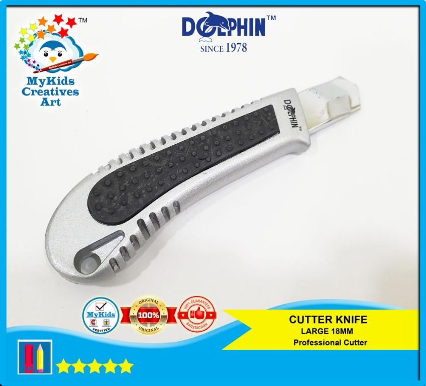 CUTTER KNIFE (PROFESSIONAL CUTTER, DOLPHIN), Hobbies & Toys, Stationery ...