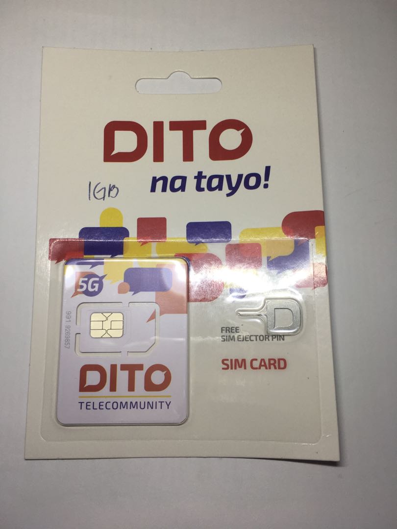 Dito Sim 5G, Mobile Phones & Gadgets, Mobile & Gadget Accessories, Sim ...