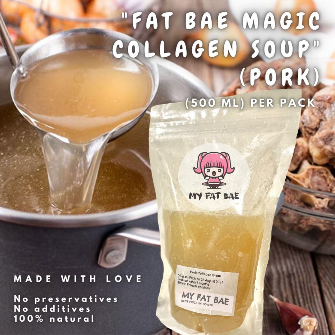 Fat Bae Magic Collagen Soup (Pork, 500ml), Food & Drinks, Packaged ...