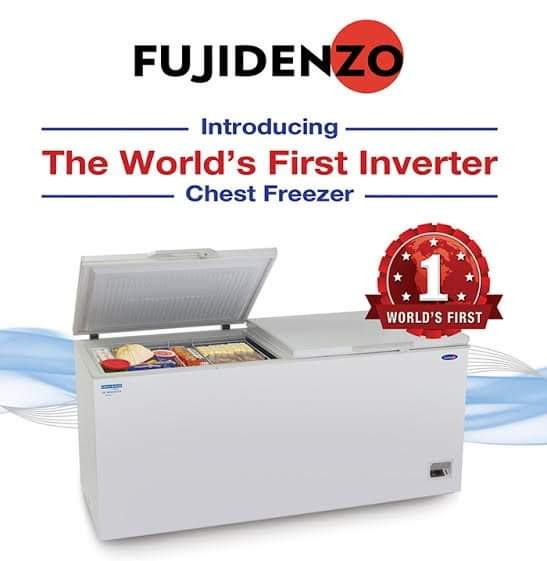FUJIDENZO IFC 20 A 20 CU.FT. SOLID TOP CHEST FREEZER INVERTER, TV ...