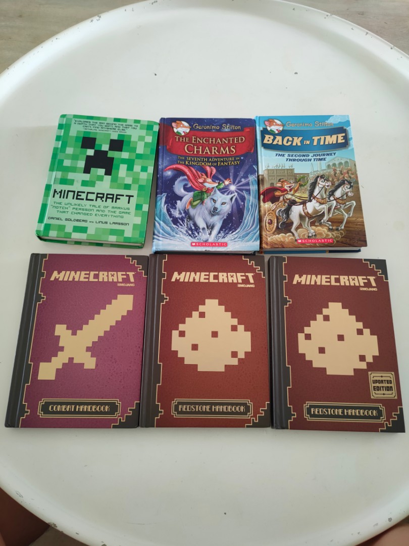 Geronimo Stilton / Minecraft Hard cover book, Hobbies & Toys, Books ...