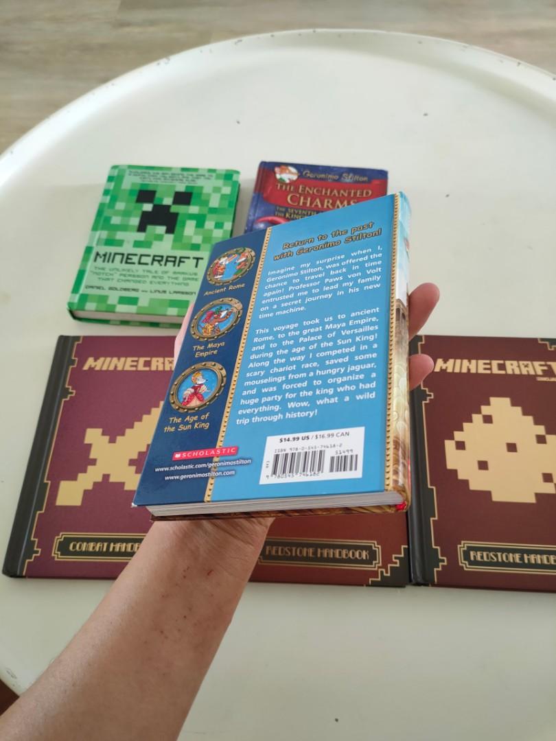 Geronimo Stilton / Minecraft Hard cover book, Hobbies & Toys, Books ...