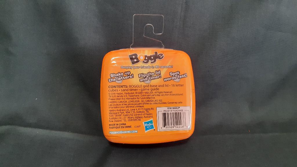 Hasbro Boggle (4x4) Travel-Sized Family Word Game, Hobbies & Toys, Toys ...