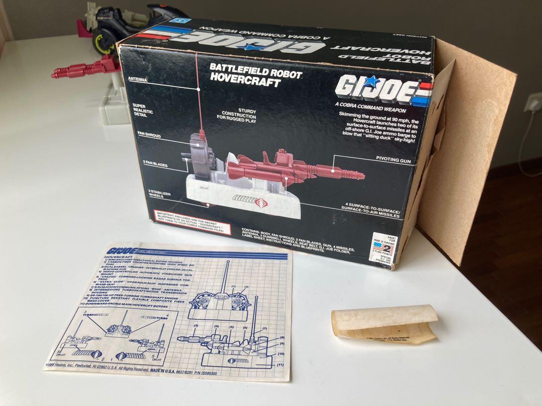 Hasbro GI JOE 1989 Battlefield Robot Devastator & Hovercraft & 1993 ...
