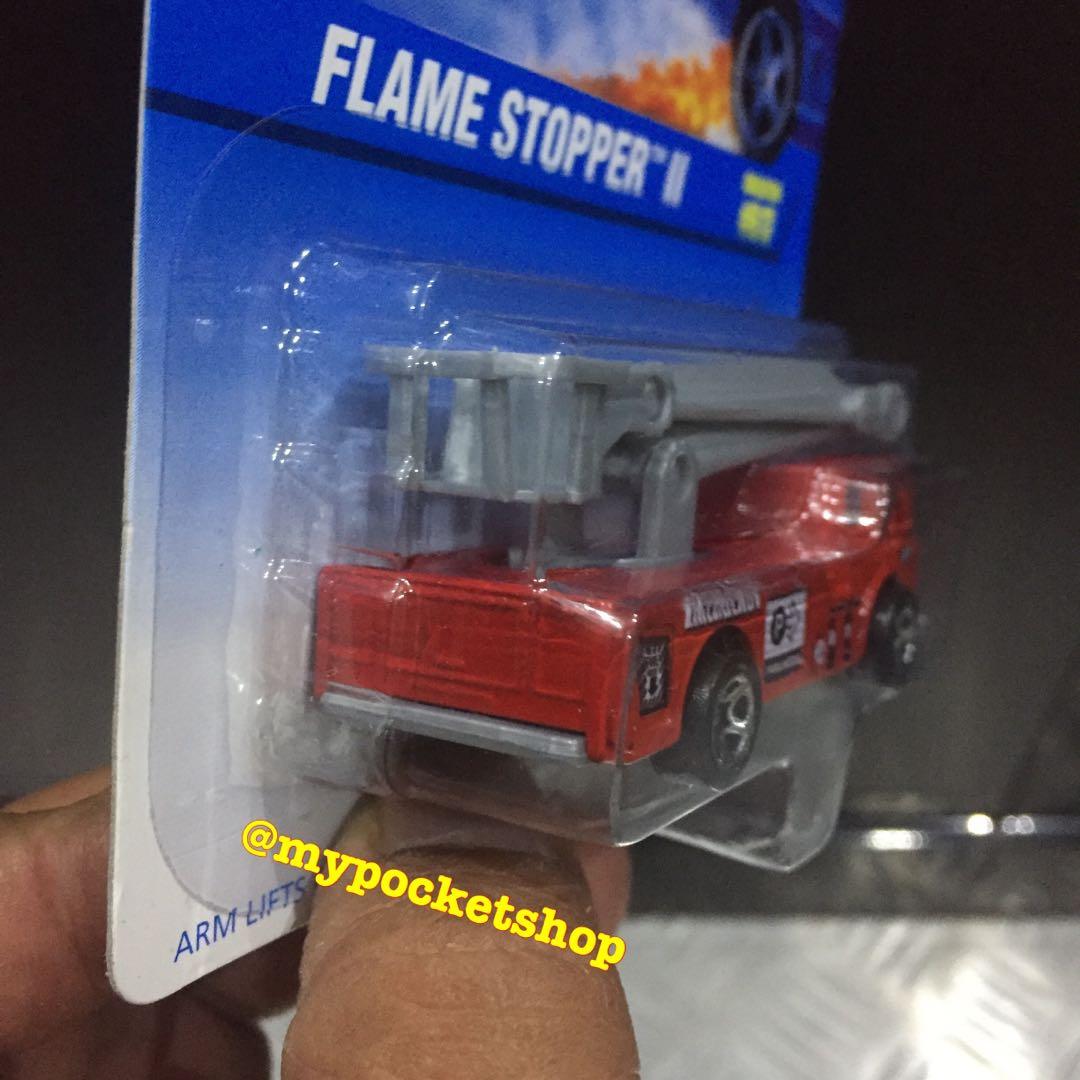 Hot Wheels FLAME STOPPER - Fire Truck / Arm Lifts & Lowers / 1997 ...