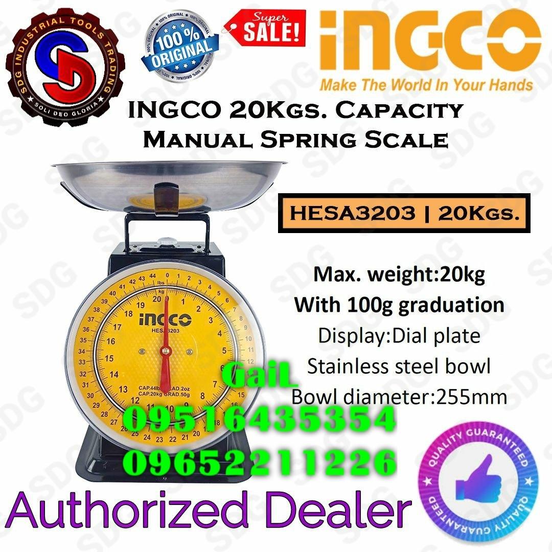 INGCO 20kgs./60kgs./150kgs. Spring Weighing Scale, Commercial ...