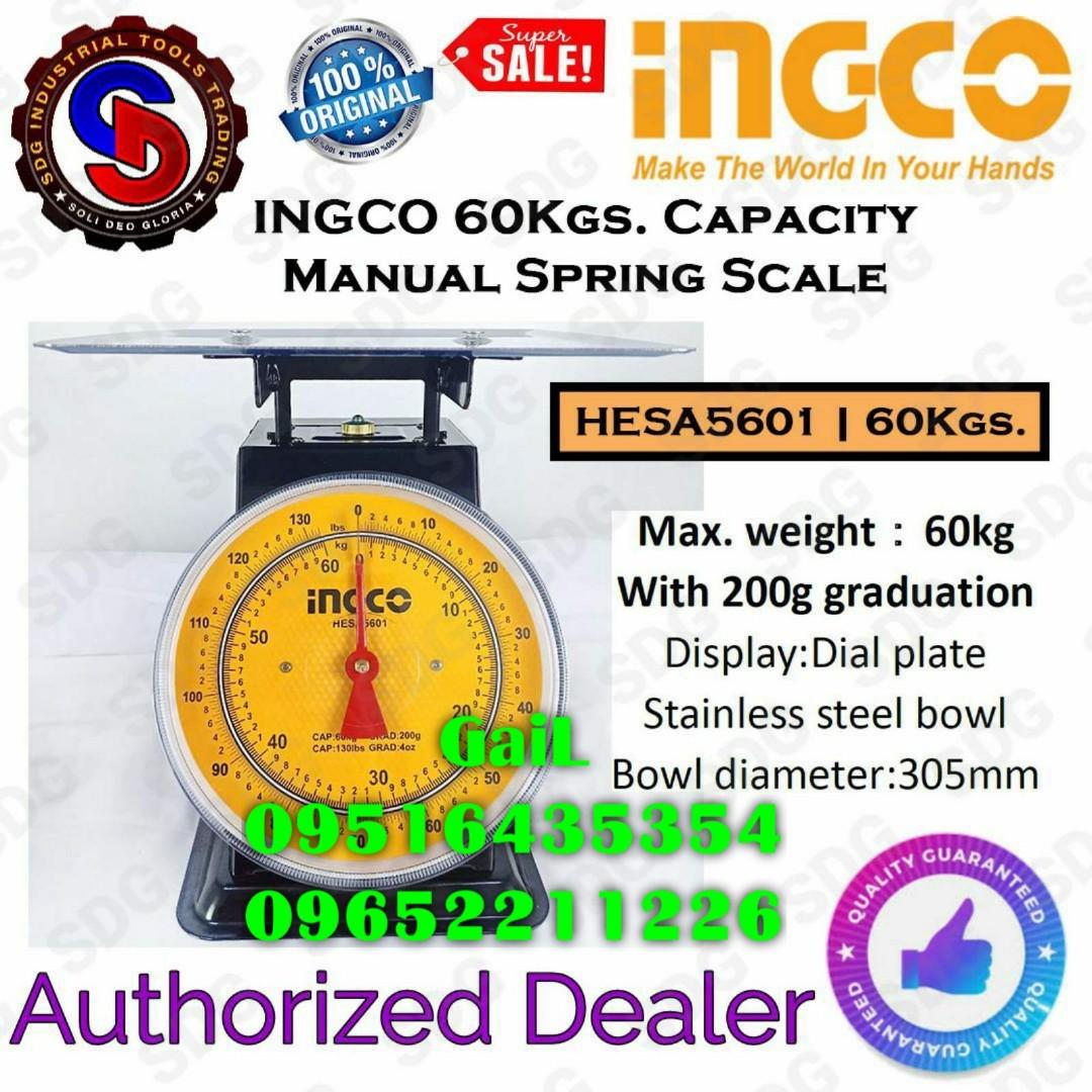 INGCO 20kgs./60kgs./150kgs. Spring Weighing Scale, Commercial ...