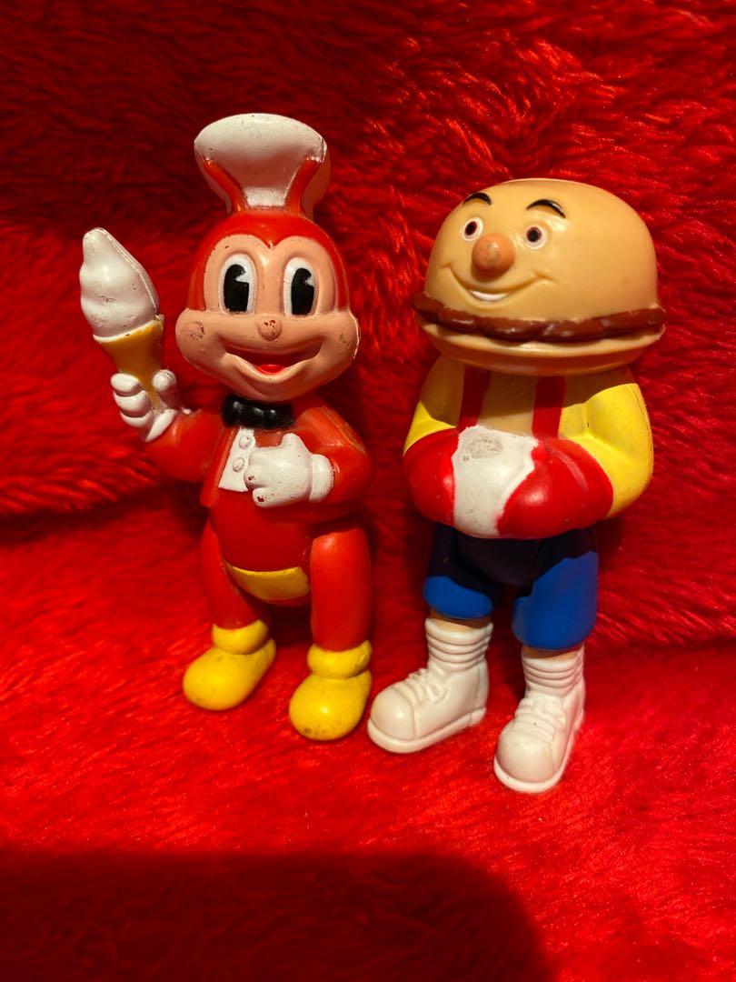 Jollibee Vintage Set 6pcs Toy Figure Collectible 3” Articulated Legs ...