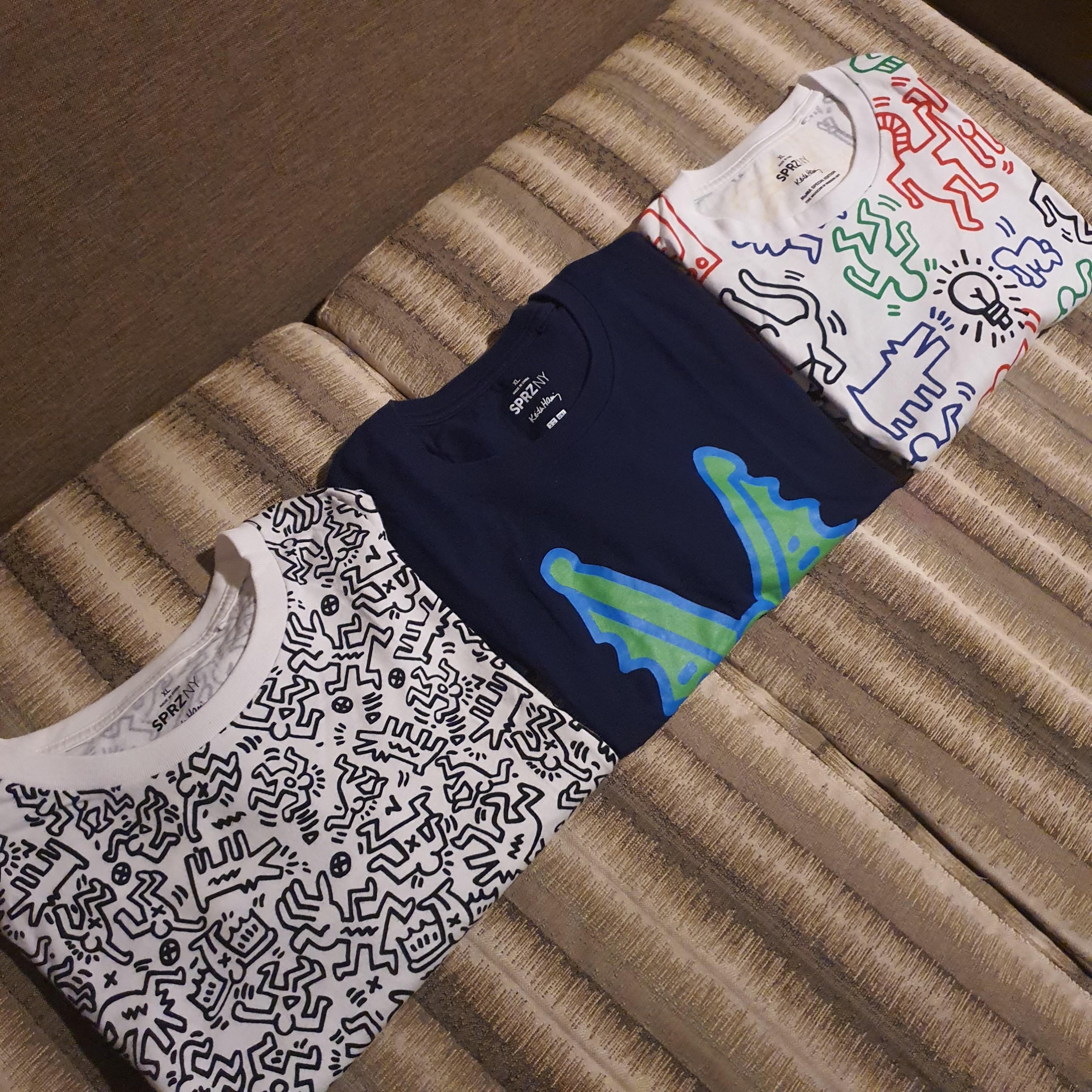 Keith Haring x Uniqlo Collab Shirts, Men's Fashion, Tops & Sets ...