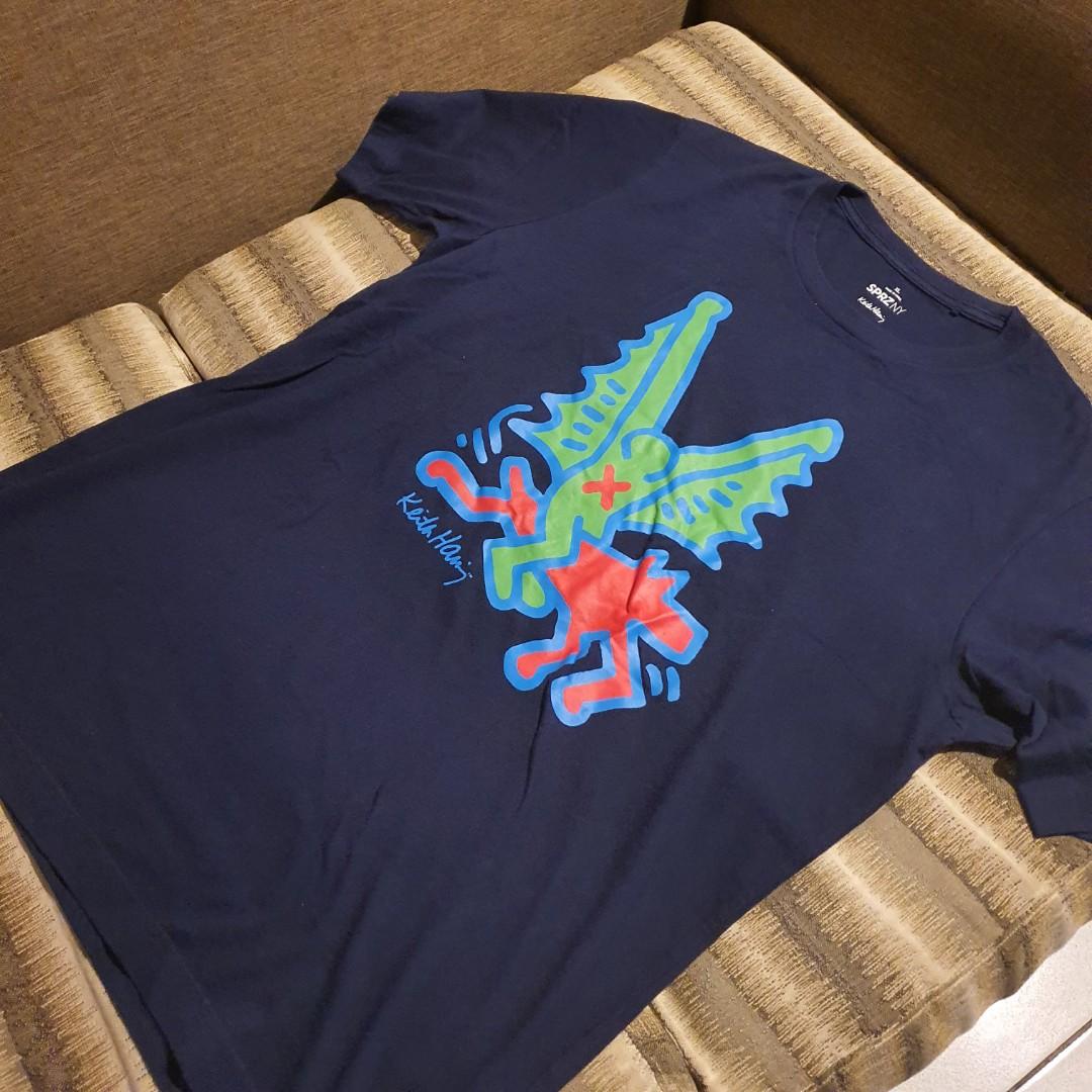 Keith Haring x Uniqlo Collab Shirts, Men's Fashion, Tops & Sets ...