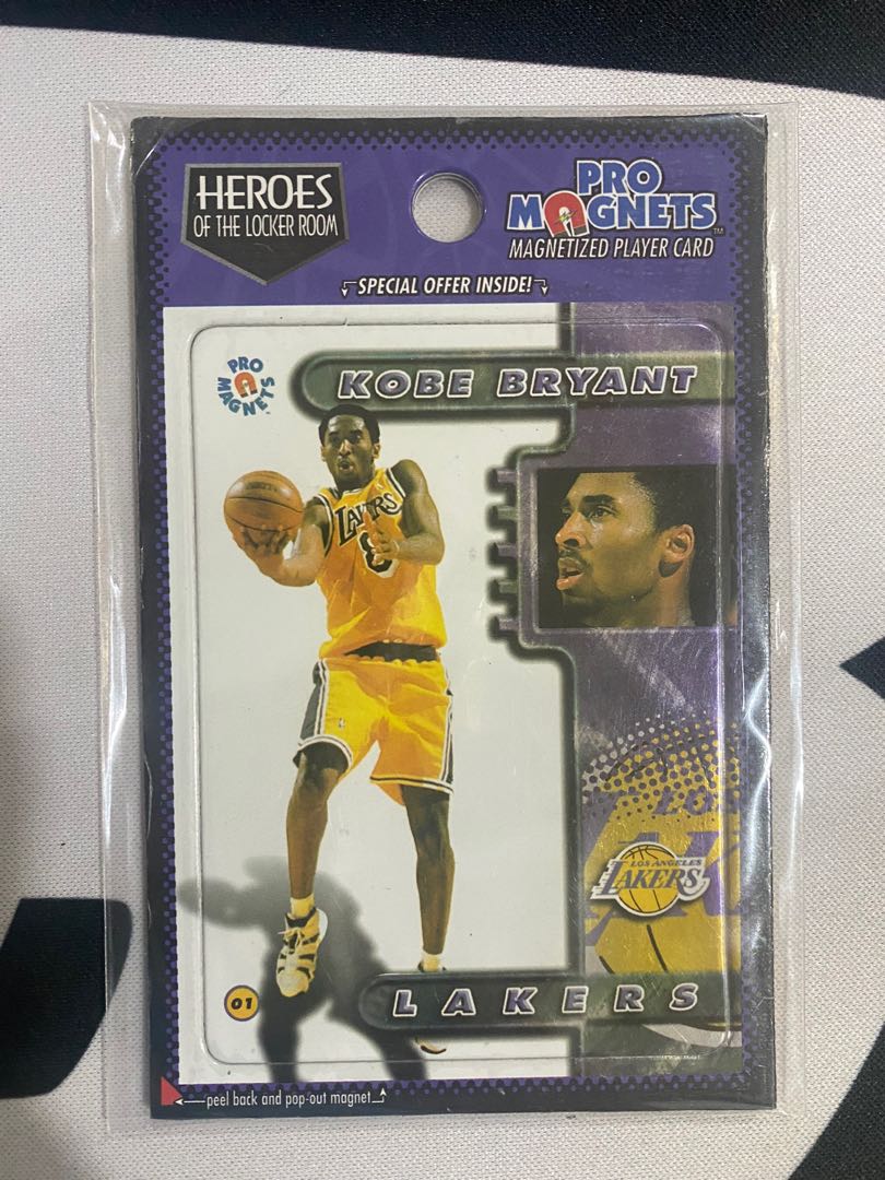 Kobe Bryant Nba Pro Magnets Card (2nd Year-1998), Hobbies & Toys, Toys ...