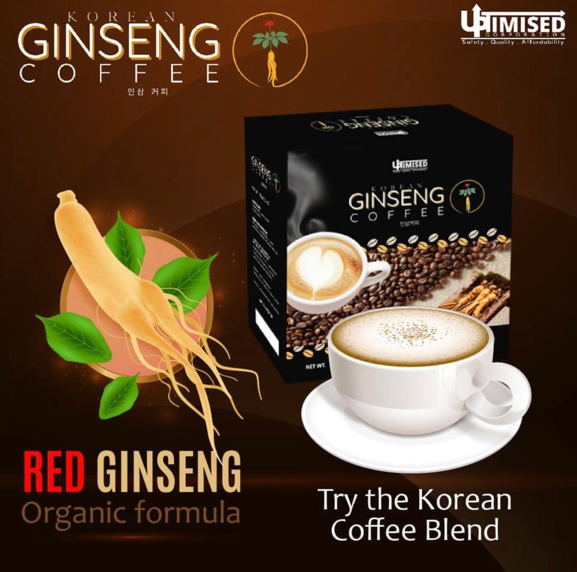 Korean Ginseng coffee, Food & Drinks, Beverages on Carousell