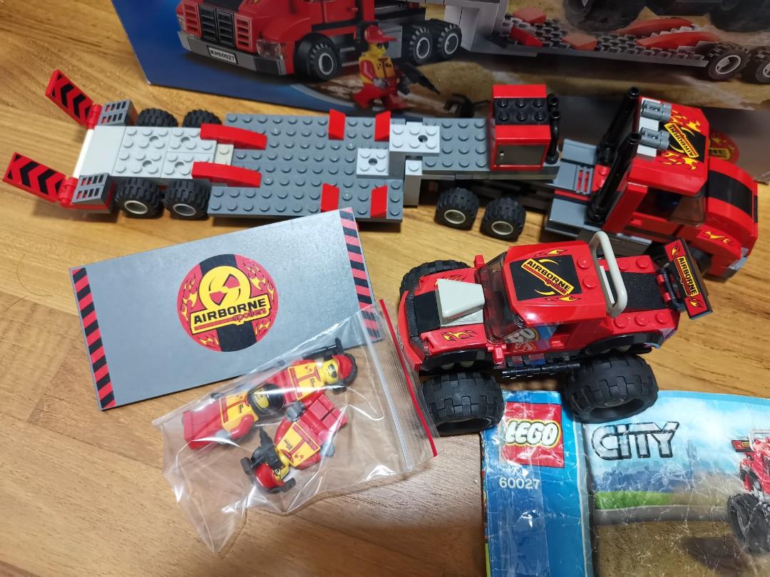 Lego City 60027 Monster Truck Transporter Toy Building Set, Hobbies ...
