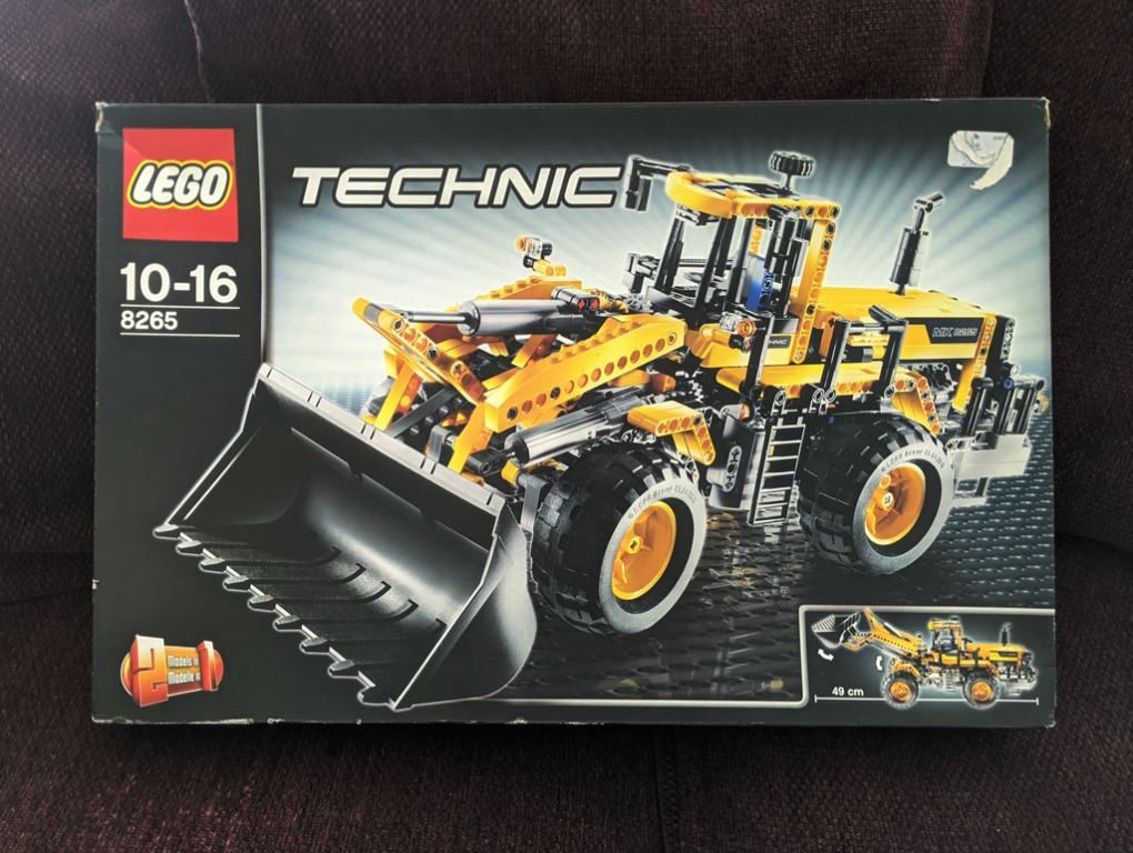 Lego Technic Front Loader 8265, Hobbies & Toys, Toys & Games on Carousell