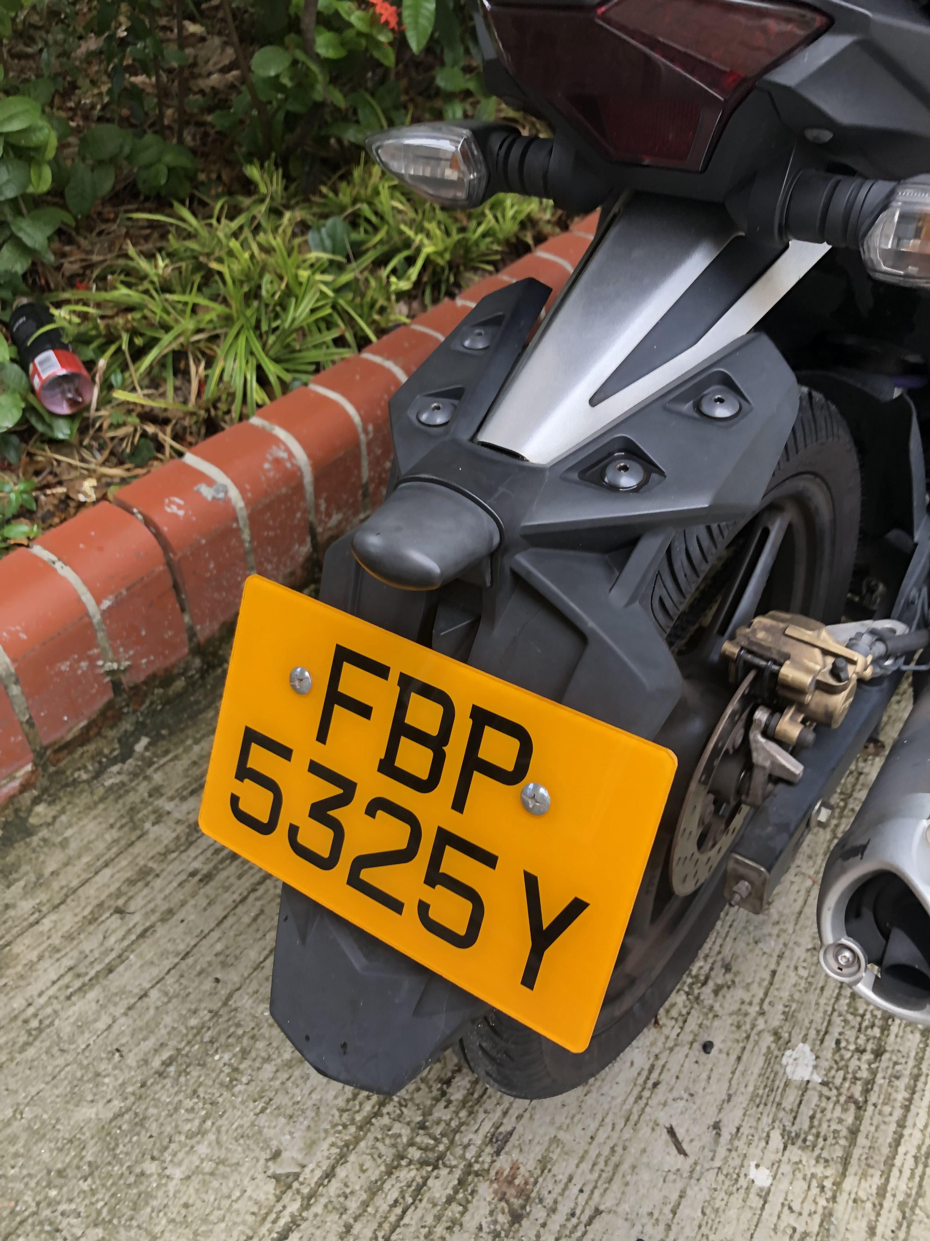 License plate for Bike,Car,Van,Lorry,E-scooter, Car Accessories, Car ...