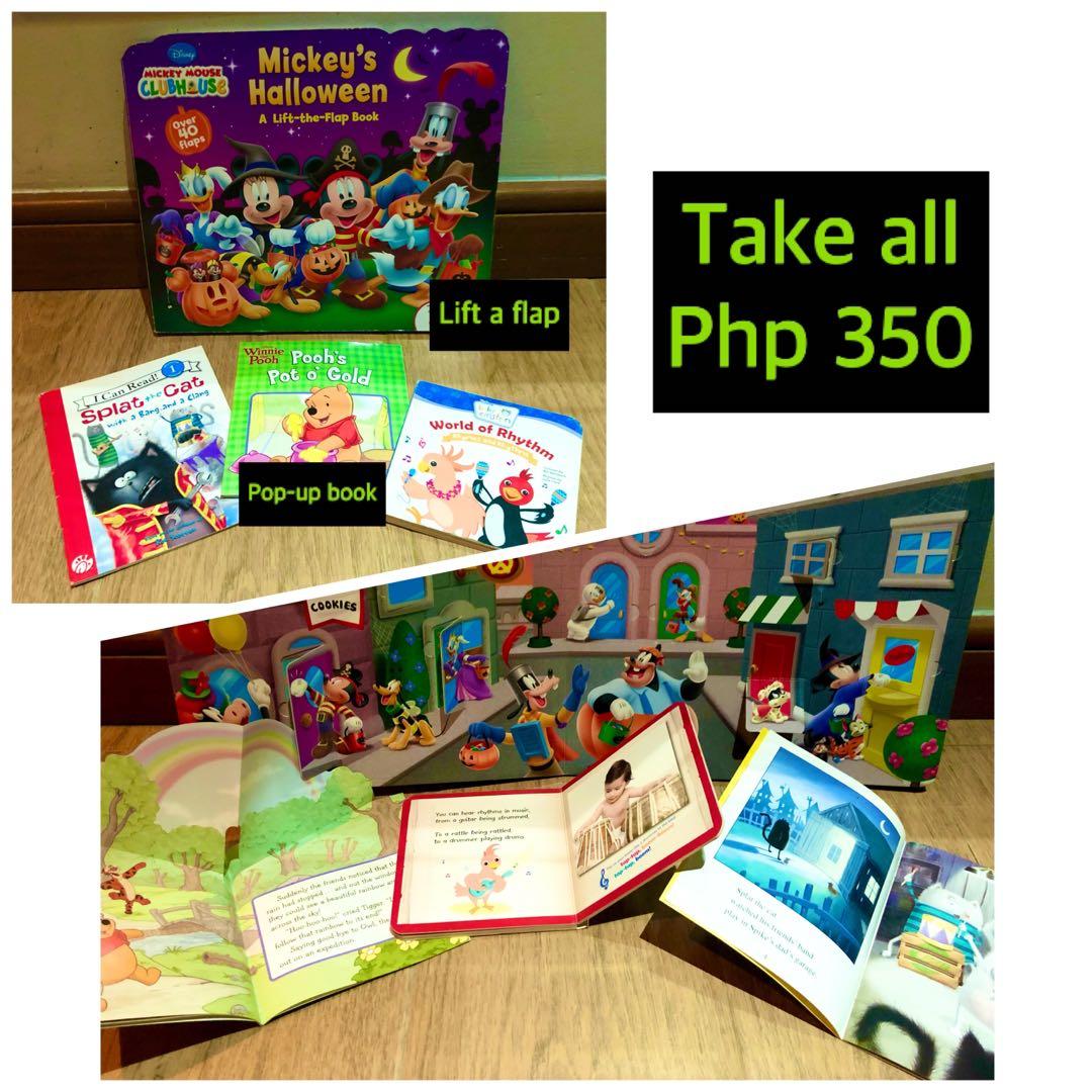 Mickey MOuse Lift a flap book- Pook up book - etc, Hobbies & Toys ...