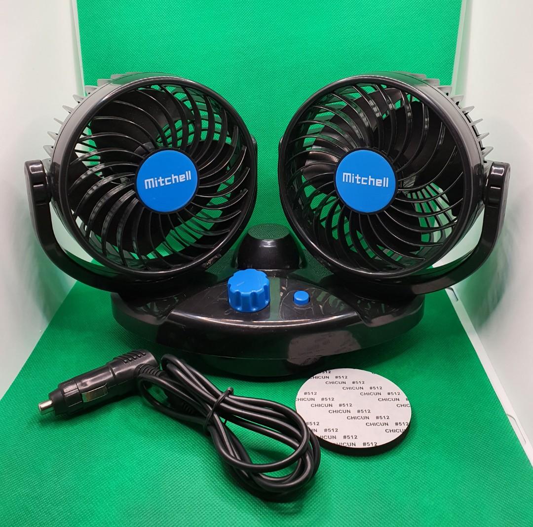 Mitchell Double Headed Vehicle Fan, Car Accessories, Accessories on ...