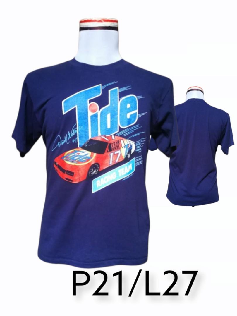 VTG 80's Nascar Tide Racing, Men's Fashion, Tops & Sets, Tshirts & Polo ...