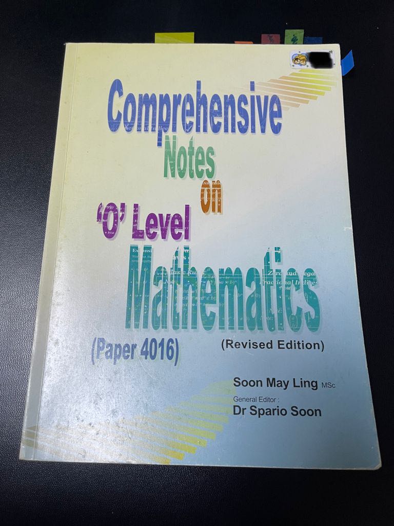 O Level Mathematics Comprehensive Notes, Hobbies & Toys, Books ...