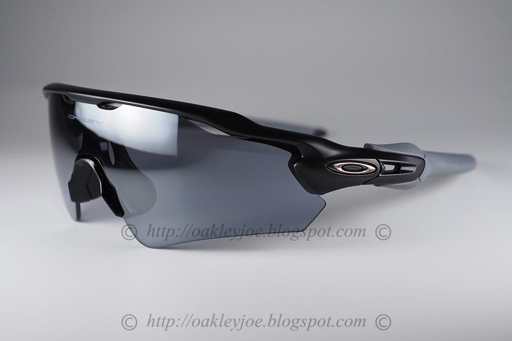 Oakley Custom Radar EV matte black slate grey mirror sunglass shades ...