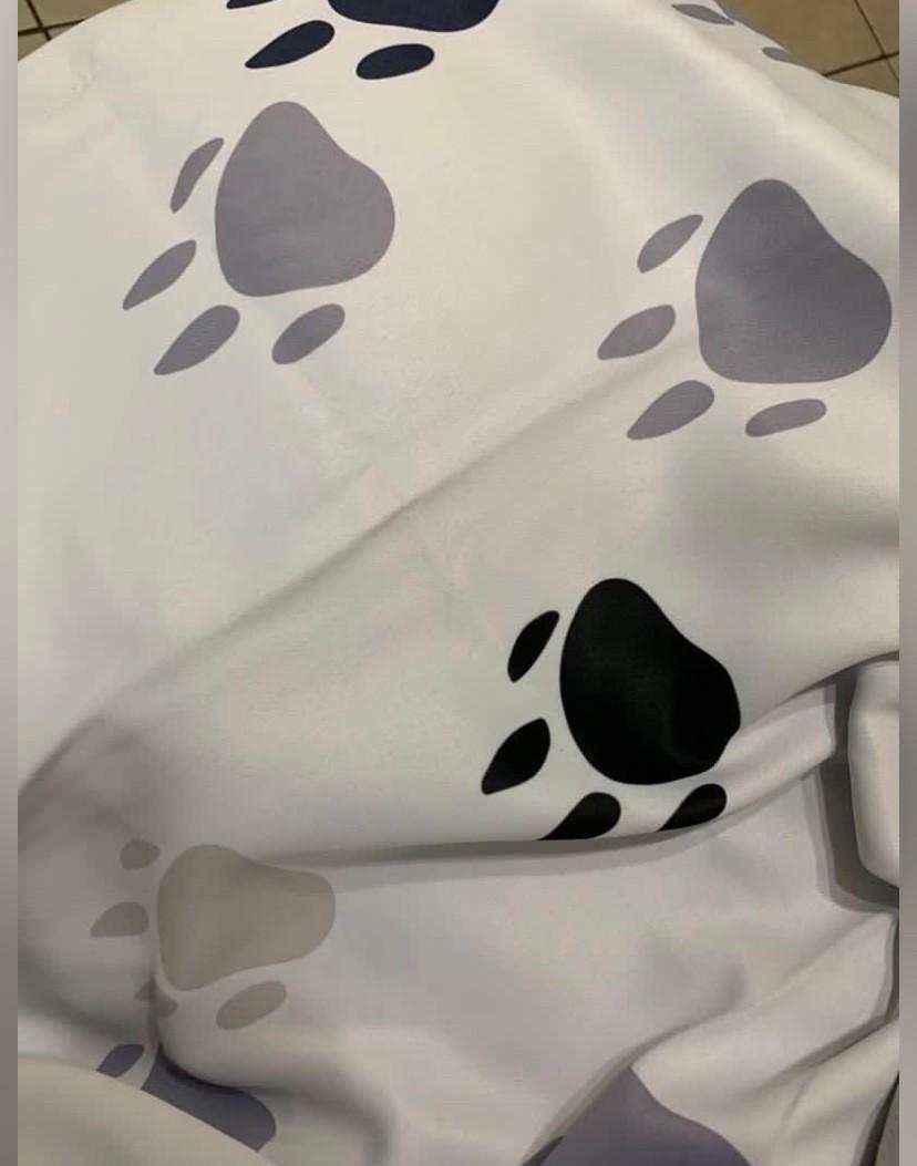 Paw Prints Window Blind Curtain, Furniture & Home Living, Home Decor ...