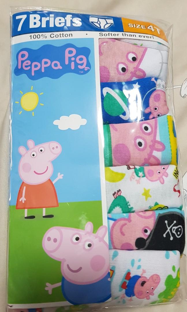 Peppa pig underwear, Babies & Kids, Babies & Kids Fashion on Carousell