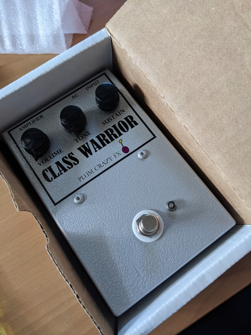 Plum Crazy FX Class Warrior Turretboard 1977 Big Muff Fuzz Pedal ...