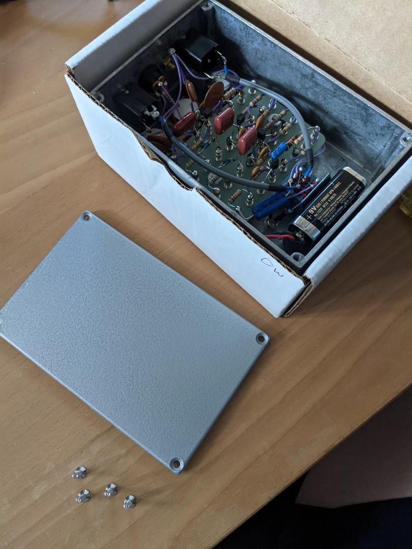 Plum Crazy FX Class Warrior Turretboard 1977 Big Muff Fuzz Pedal ...