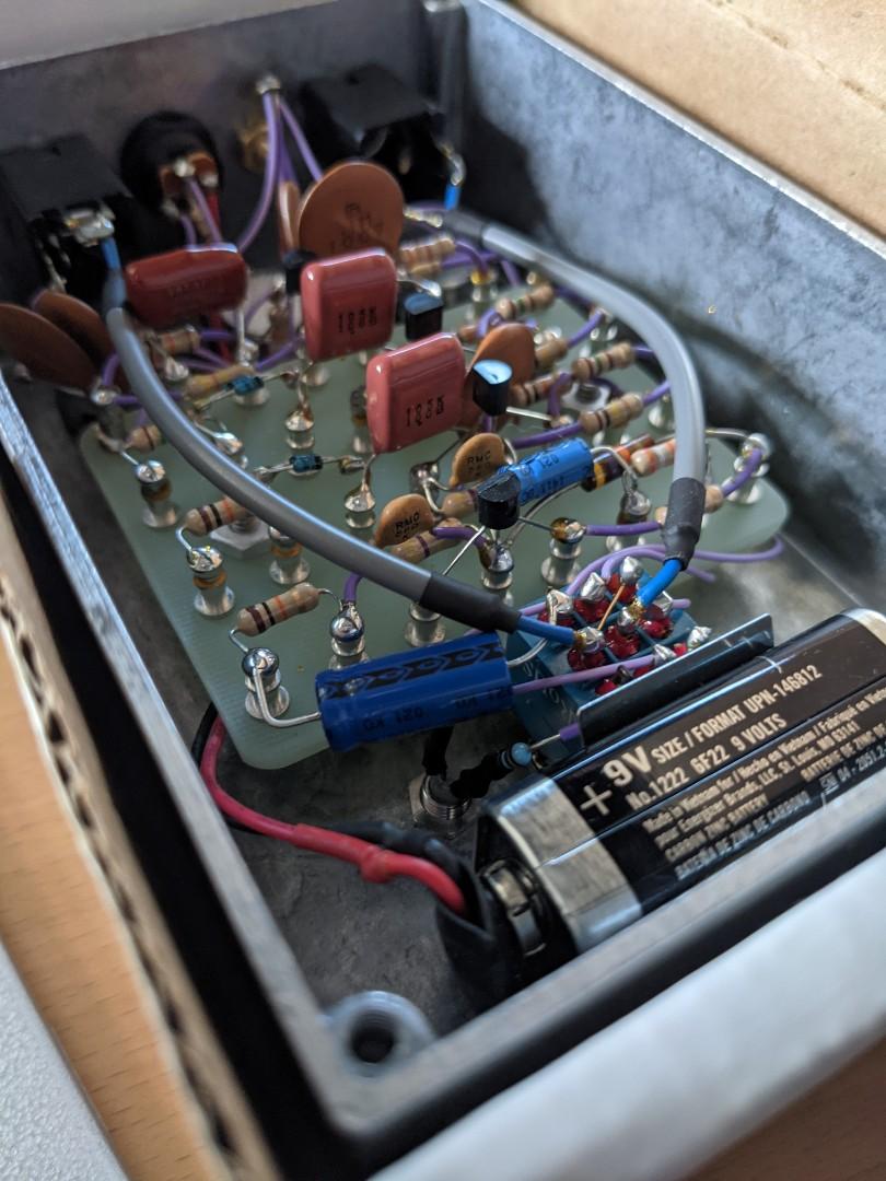 Plum Crazy FX Class Warrior Turretboard 1977 Big Muff Fuzz Pedal ...