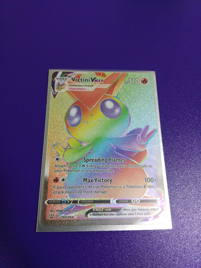 Pokemon TCG Victini Vmax Hyper Rare - SS5 Battle Styles, Hobbies & Toys ...