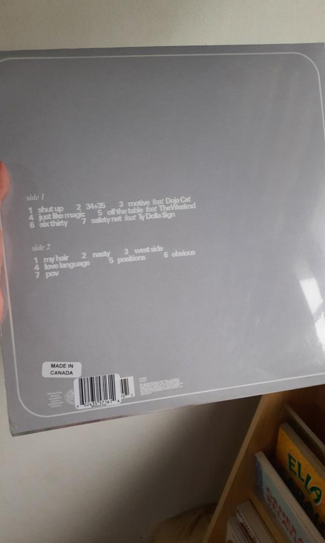 Positions by Ariana Grande Walmart Exclusive Clear Vinyl Record ...