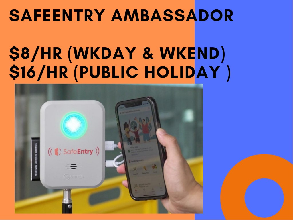 SafeEntry Ambassador, Jobs, Customer Service on Carousell