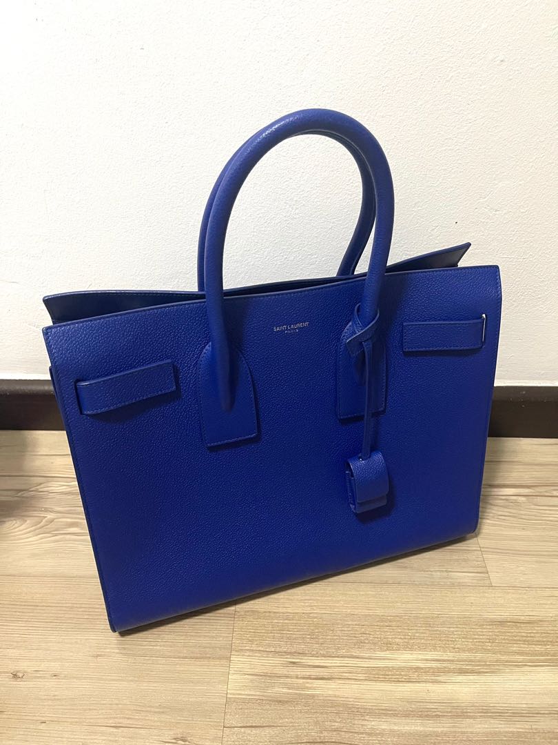 Saint Laurent SDJ Small in Blue, Luxury, Bags & Wallets on Carousell