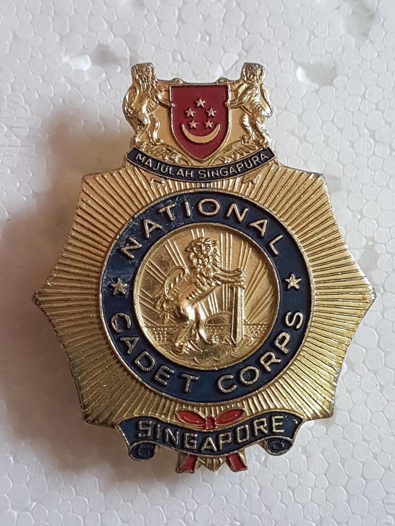 Singapore National Cadet Corps NCC Cap Badge, Hobbies & Toys ...