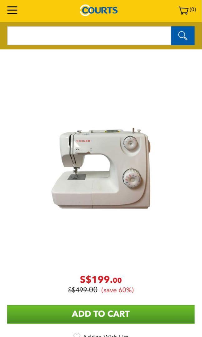 SINGER 8280 SEWING MACHINE, Furniture & Home Living, Home Improvement ...