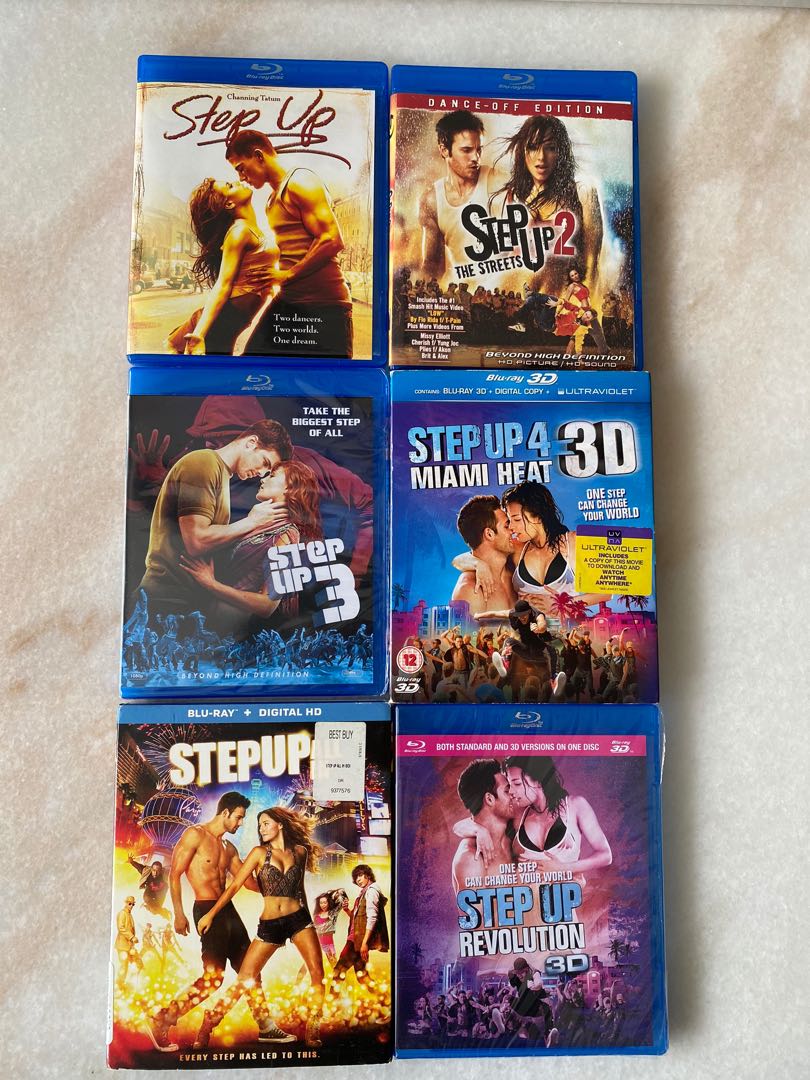 Step Up Blu Complete Blu Ray Collection, Hobbies & Toys, Music & Media ...