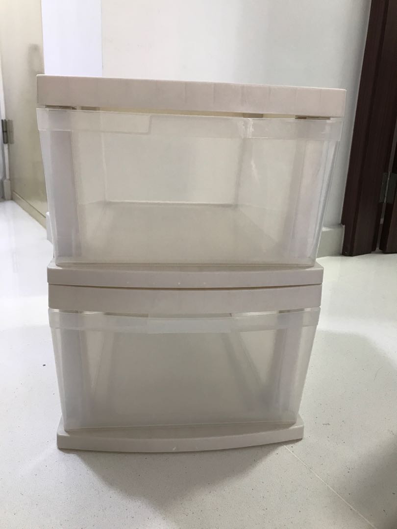 Stacking Plastic Drawers, Furniture & Home Living, Furniture, Shelves ...