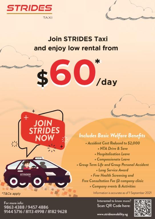 STRIDES Taxi - Prius Gen 4 @ $60 nett/day only. Hurry!, Cars, Car ...