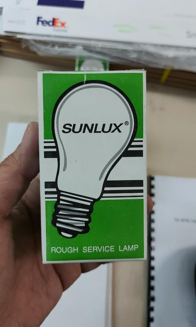 sunlux frosted bulb 60w, Furniture & Home Living, Lighting & Fans ...