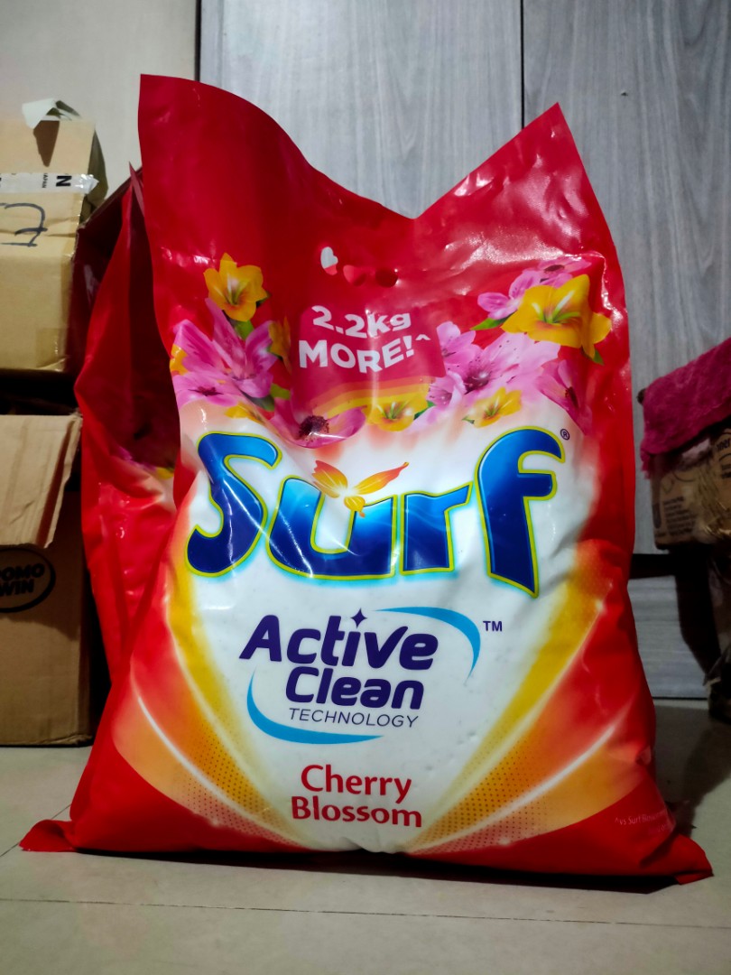 SURF ACTIVE CLEAN DETERGENT POWDER 7.5 KILOS, Furniture & Home Living ...